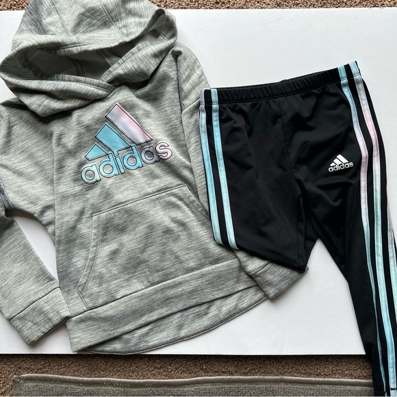 adidas | Matching Sets | 4t Girls Adidas Hoodie And Pants Matching ...